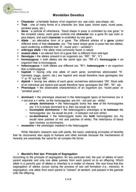 flow of genetic information | PPT