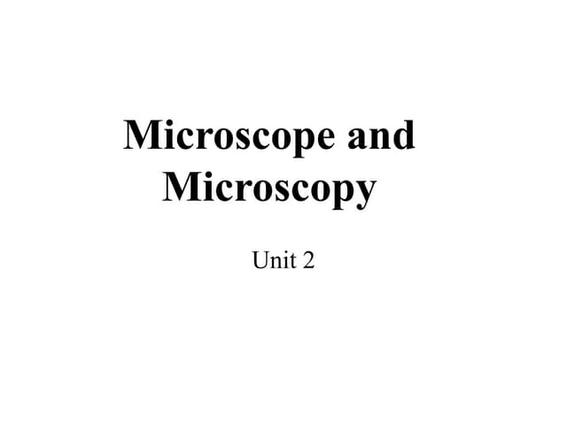 Light microscope | PPTX