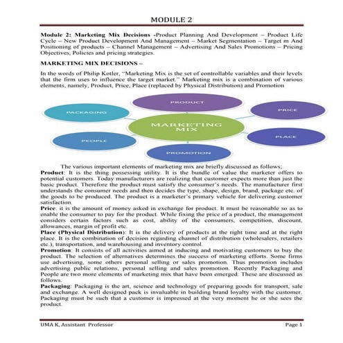 2 module Marketing Management | PDF