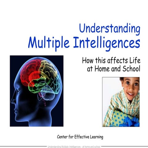 Multiple intelligence presentation 5 juni 2015 | PPTX
