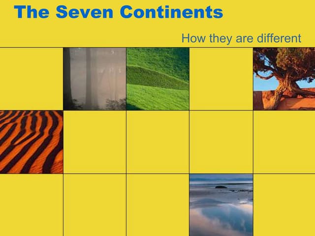 Interesting facts about continents in the world | PPTX