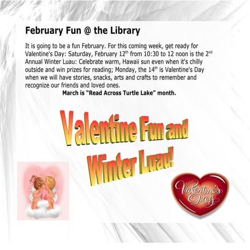 Luau Party @ The Library | PPT