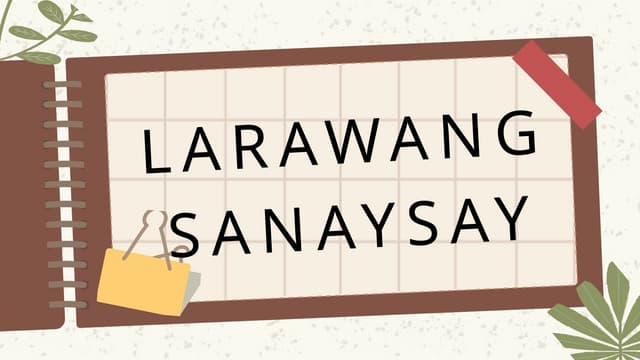 Introduksyon sa Larawang-Sanaysay Grade 12 | PPTX