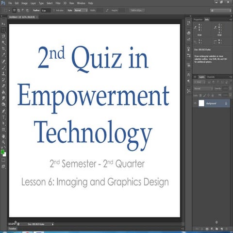 Empowerment Technologies 2nd Quarter Lesson 6 | PPTX