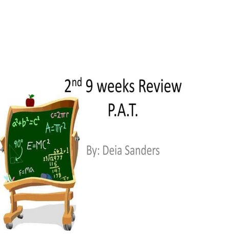 2nd 9 weeks review | PPTX | Science