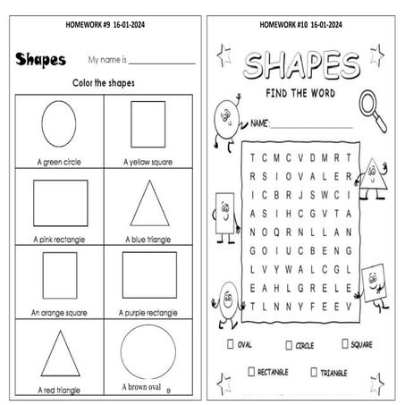 Colours and Shapes | PDF