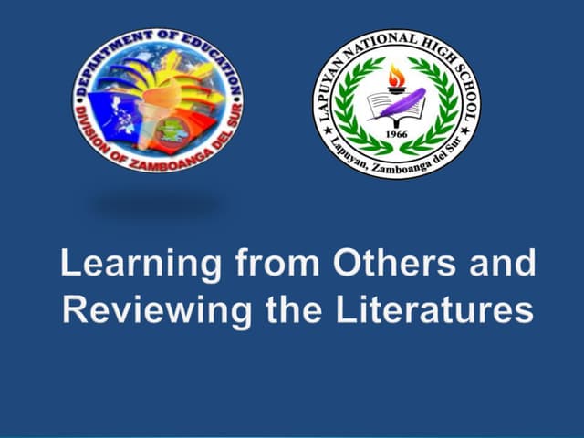 CHAPTER 2 - RRL - Practical Research 2 - SHS | PPTX