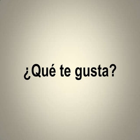 ¿Qué te gusta comer? | PPT