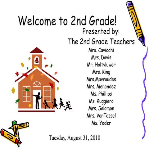 2nd grade curriculum night 2010 | PPT