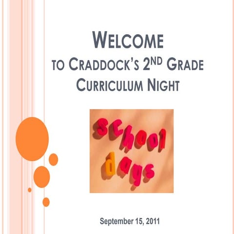 2nd grade curriculum ppt | PPTX