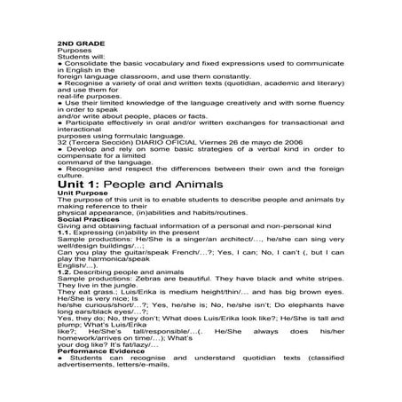 2 nd grade program | DOCX