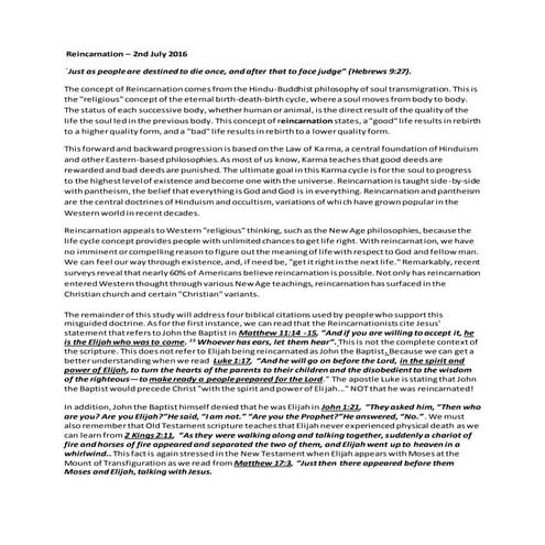 Reincarnation is real? | PDF