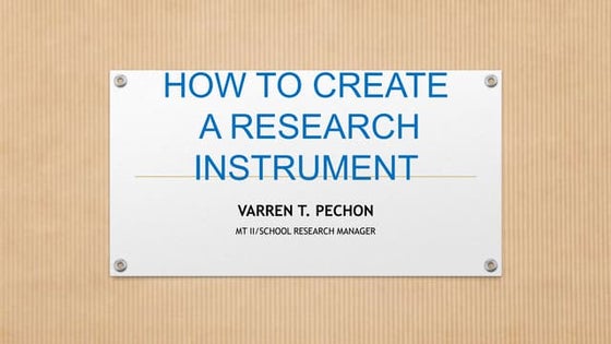 Chapter 3 Methodology (Capstone Research) | PPT