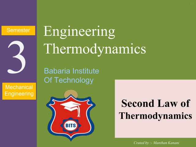Unit 1 thermodynamic process | PPTX