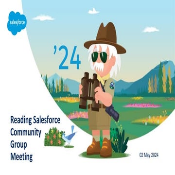 Salesforce Reading User Group 2nd May 2024 event | PDF