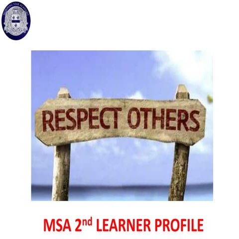 2nd MSA LEARNER PROFILE.pptx