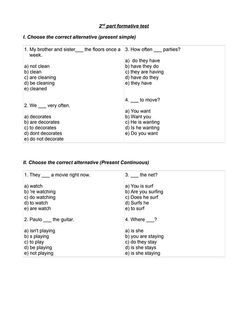 Back to Nature formative test | PDF