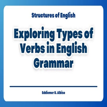 types of verbs.......................... | PPT