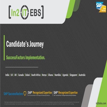 The SAP SuccessFactors EC Home Page is designed for an intuitive and ...