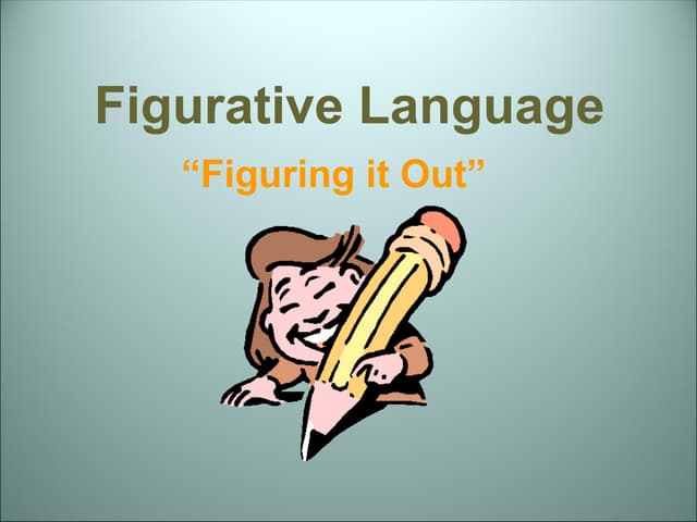 Figurative language power point | PPTX