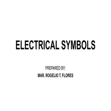 2nd Quarter - L1 - Electrical Symbols.pptx