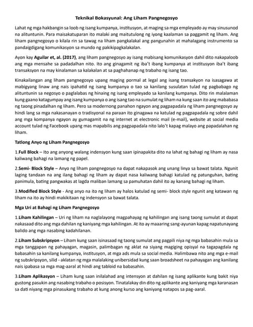 FILIPINO 5 PPT Q3 - Bahagi Ng Liham.pptx