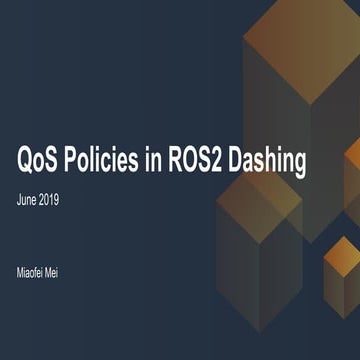 QoS Policies in ROS 2 Dashing | PDF