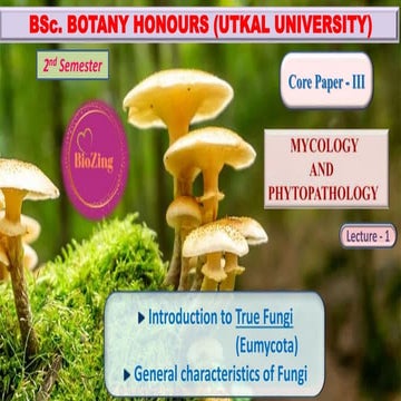 2nd sem.pptx bsc botany honours second semester | PPT