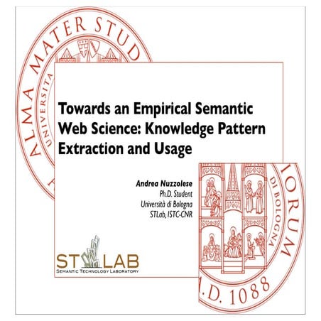 Towards An Empirical Semantic Web Science Knowledge Pattern Extraction And Usage Ppt 8491