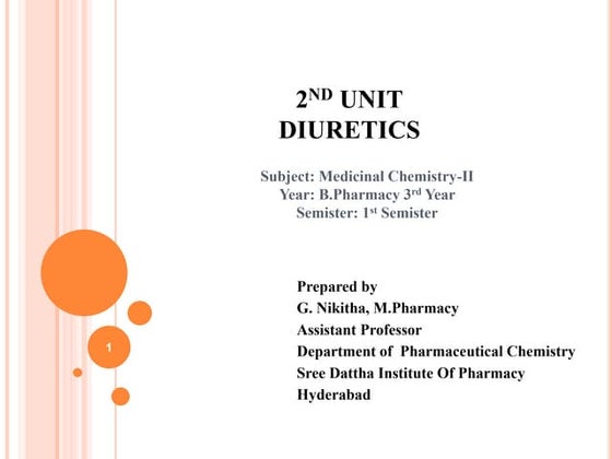 Diuretics | PPT