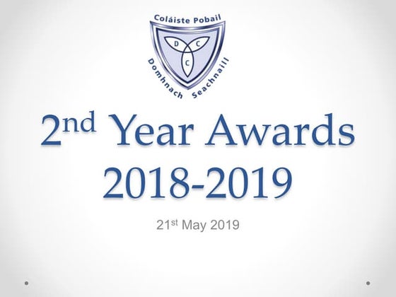 6th year awards 2018 2019 | PPT