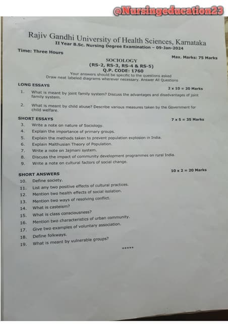 3RD YEAR B.SC NURSING 2024 BLUEPRINT QUESTION BANK MEDICAL SURGICAL ...