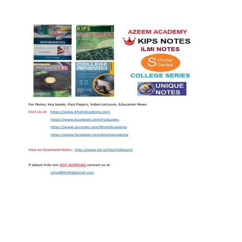 10th class notes, guides, past papers pdf free download | PDF ...