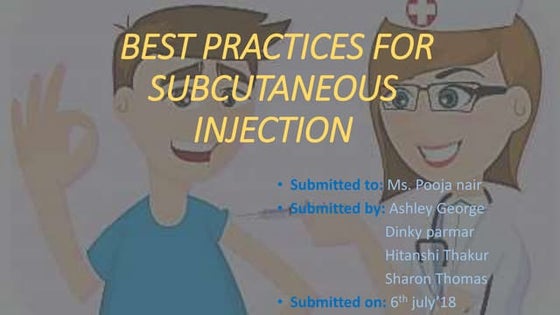 Injection administration ppt | PPT