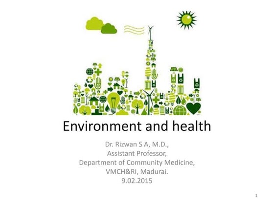 Introduction To Environmental Health | PPT