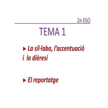 2n eso tema 1 | PPT