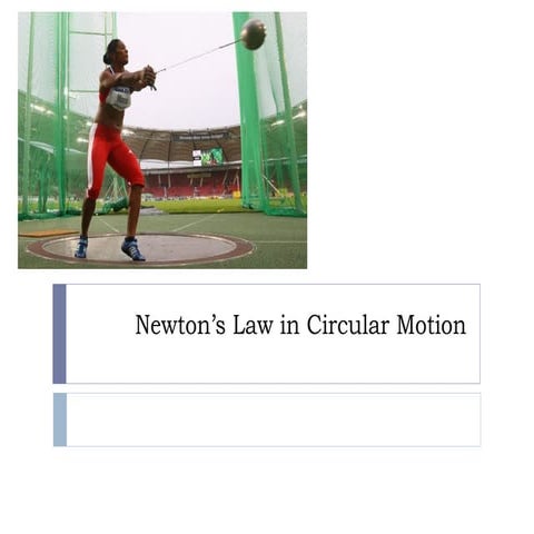(2) newton's law in circular motion | PPT