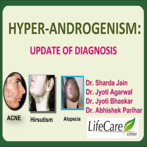HYPER - ANDROGENISM: UPDATE OF DIAGNOSIS , Dr. Sharda Jain Dr. Jyoti ...
