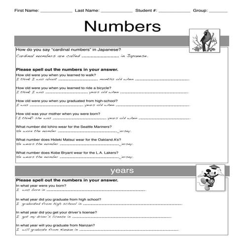 Unit 1 test review spanish | PAGES