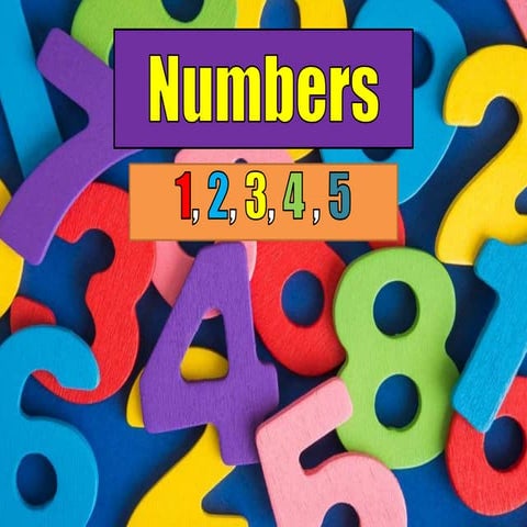 Numbers for Kindergarten | PPT
