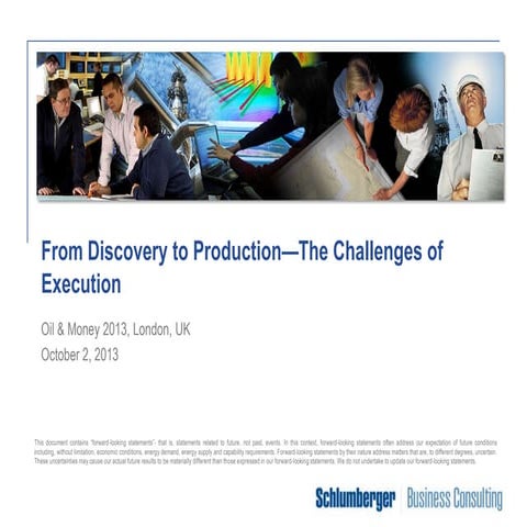 Schlumberger Business Consulting's President, Antoine Rostand shared ...