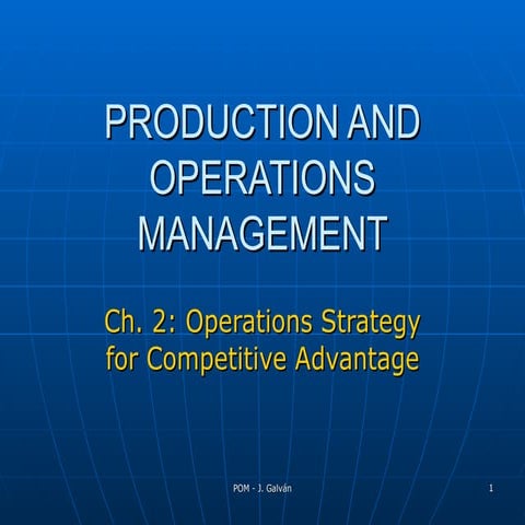 2 operations strategy | PPT