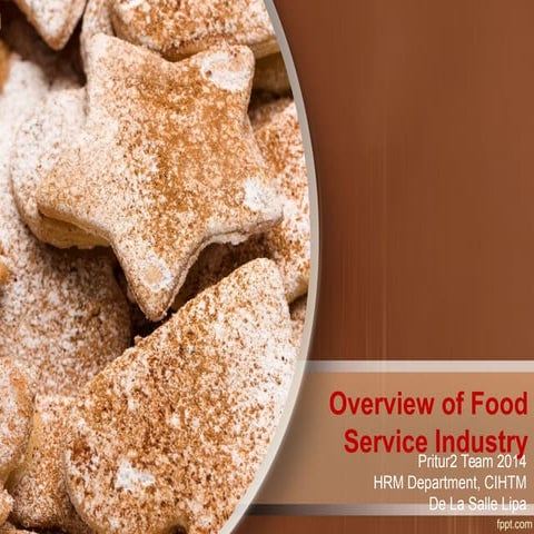 History of Food Service Industry | PPTX