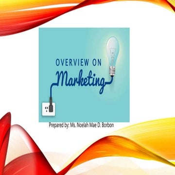 Unit 2 Overview on Marketing | PPTX