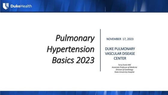 Ppt Pathology Of Pulmonary Hypertension Powerpoint
