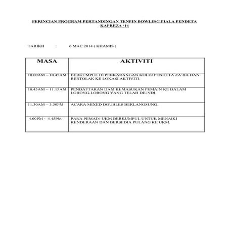 2)perincian program (2 nd edited) | DOCX
