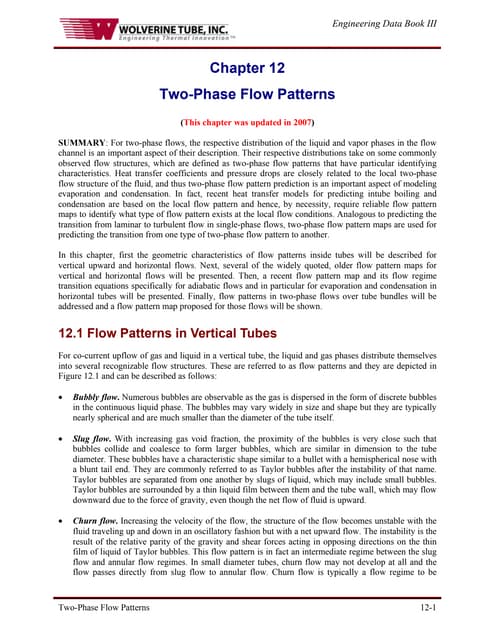 Basics of two phase flow (gas-liquid) line sizing | PDF