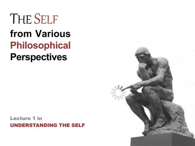 GEC 1 Understanding the Self (Module 1: A Philosophical Journey to ...