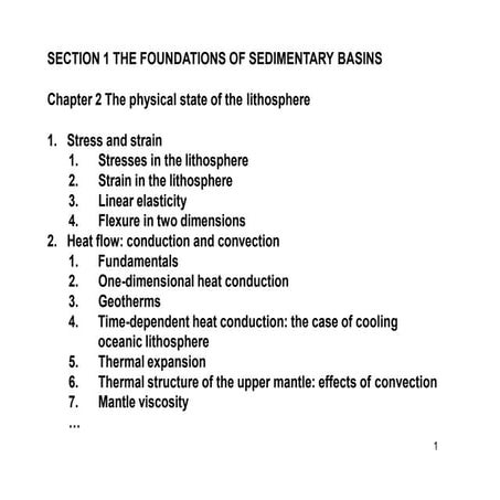Physical state of the lithosphere | PPTX