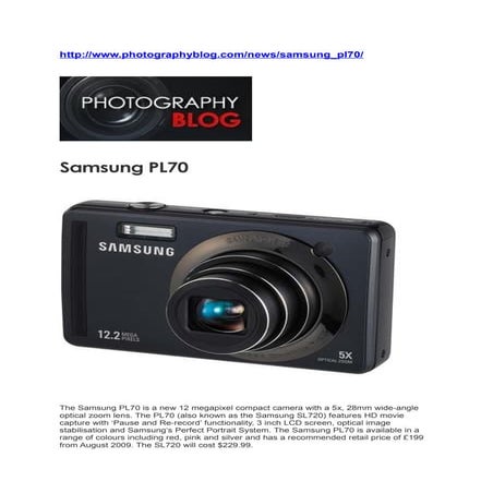 Samsung PL70 | DOC